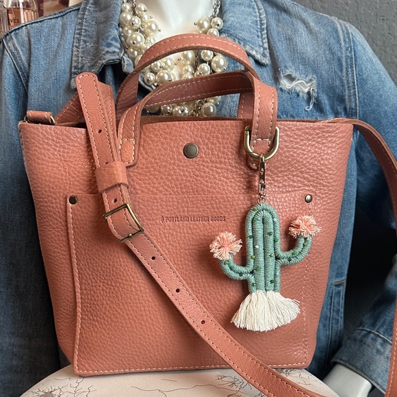 Portland Leather | Bags | Plg Mini Crossbody Pink Quartz Bag | Poshmark